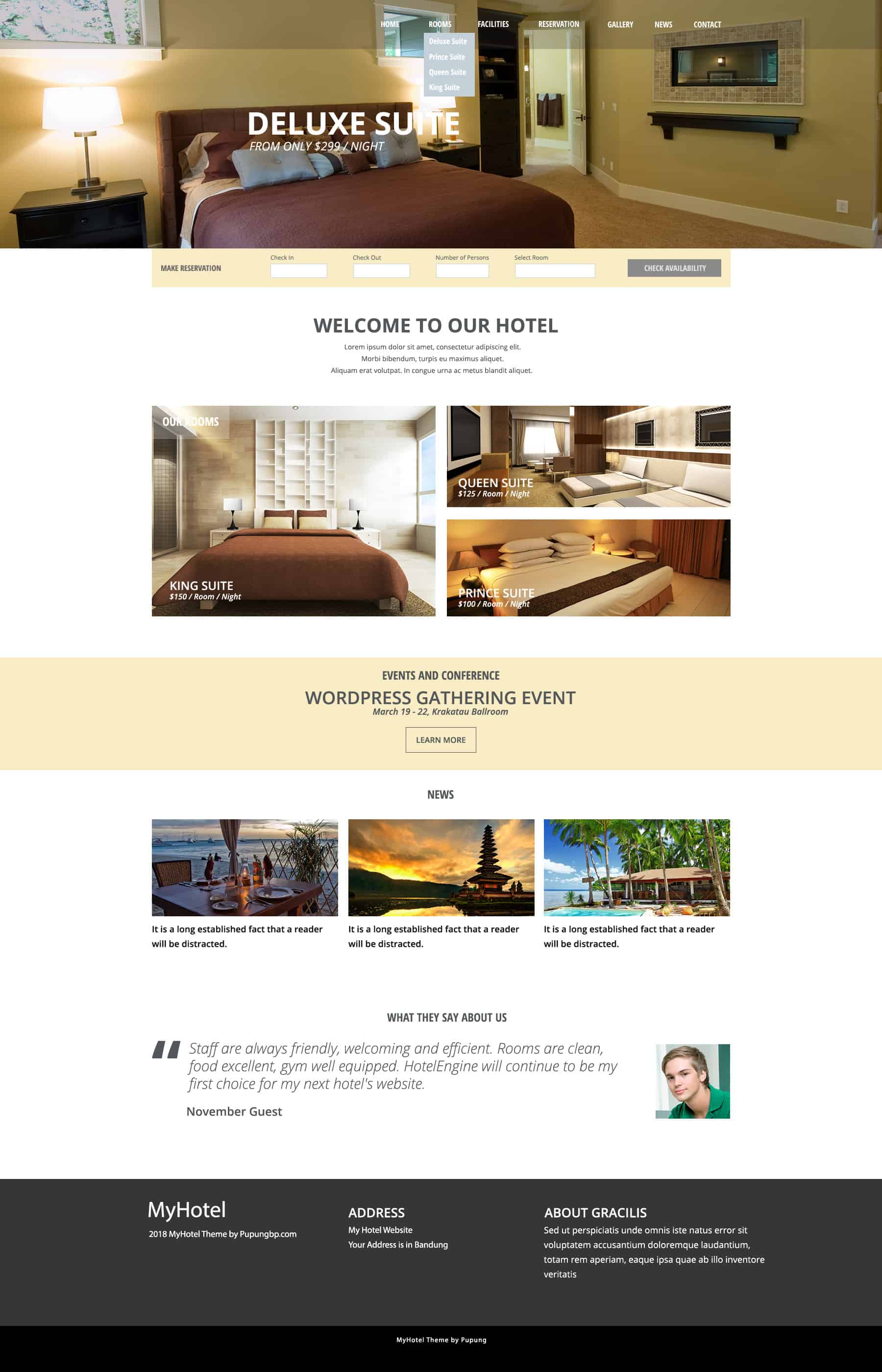 Free Hotel Web Design for Your Inspiration — pupungbp